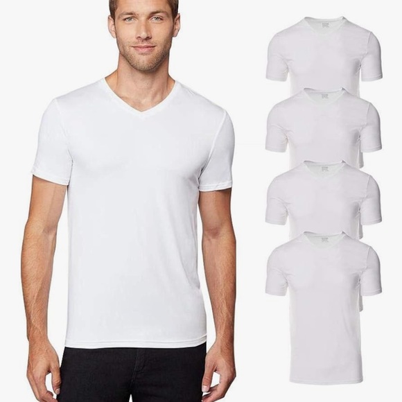 32 Degrees | Shirts | Nwt 32 Degrees 4 Pack Cool Vneck Tshirt Antiodor ...